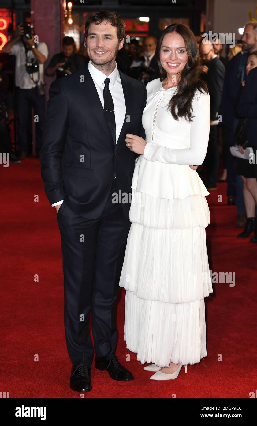 Sam Claflin and Laura Haddock attending the world premiere of My Cousin ...
