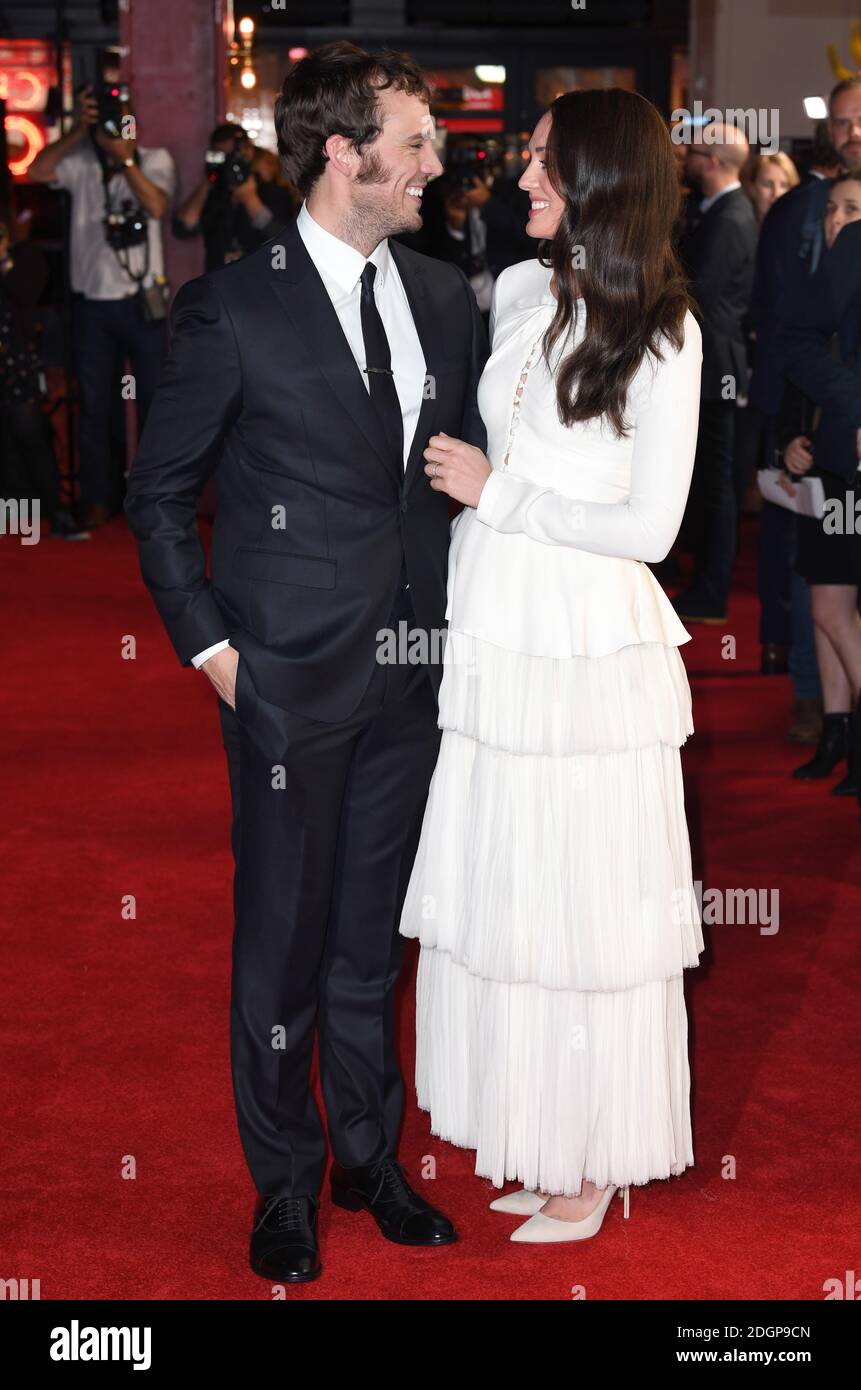 Sam Claflin and Laura Haddock attending the world premiere of My Cousin ...