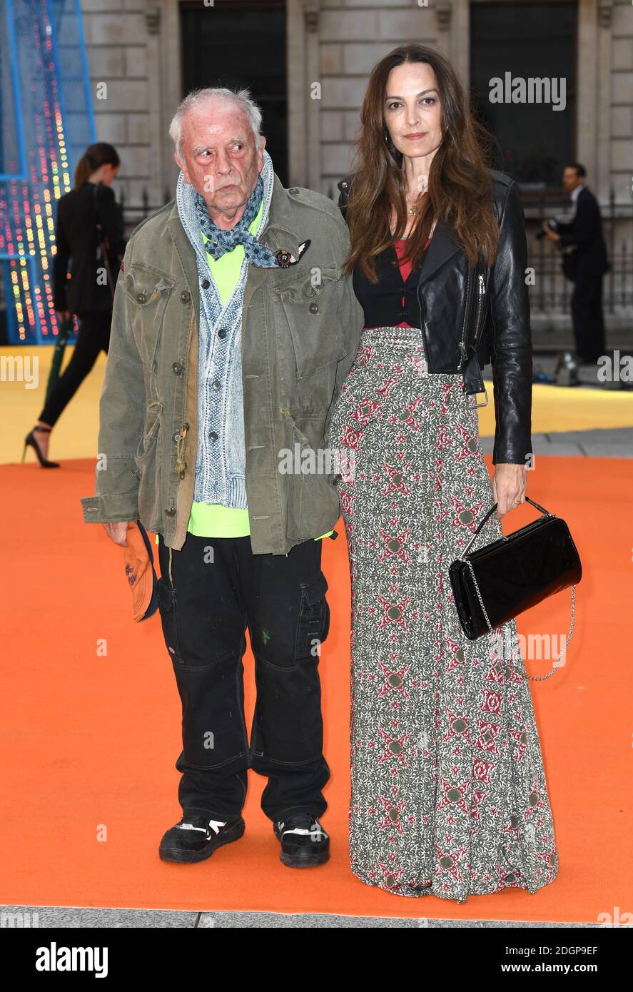 David Bailey and wife Catherine Dyer arriving for the Royal Academy of ...
