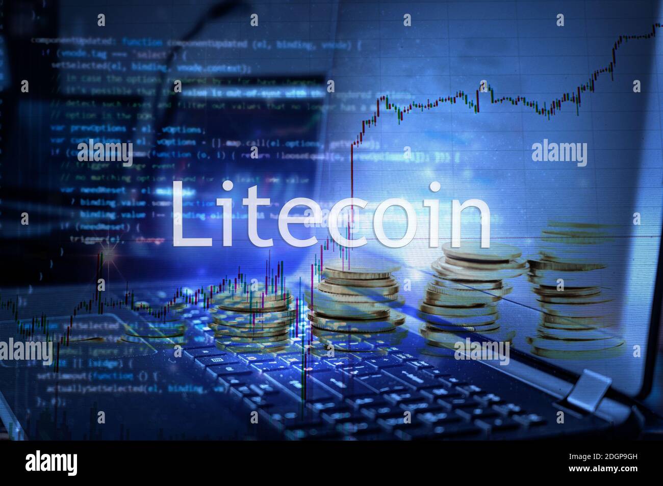 Cryptocurrency concept litecoin hi-res stock photography and images - Alamy