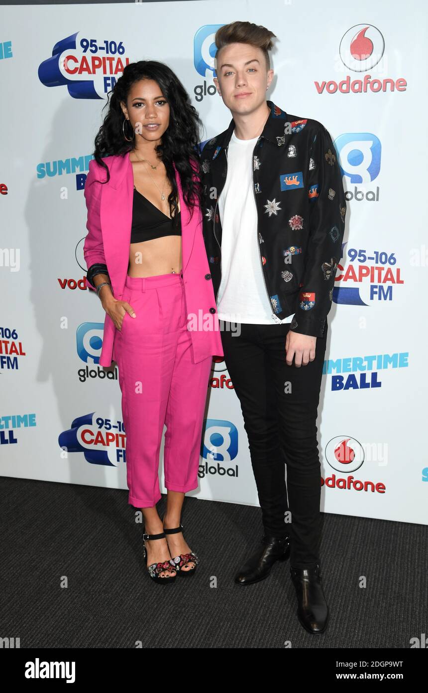 Vick Hope and Roman Kemp at Capital FM's Summertime Ball with Vodafone ...