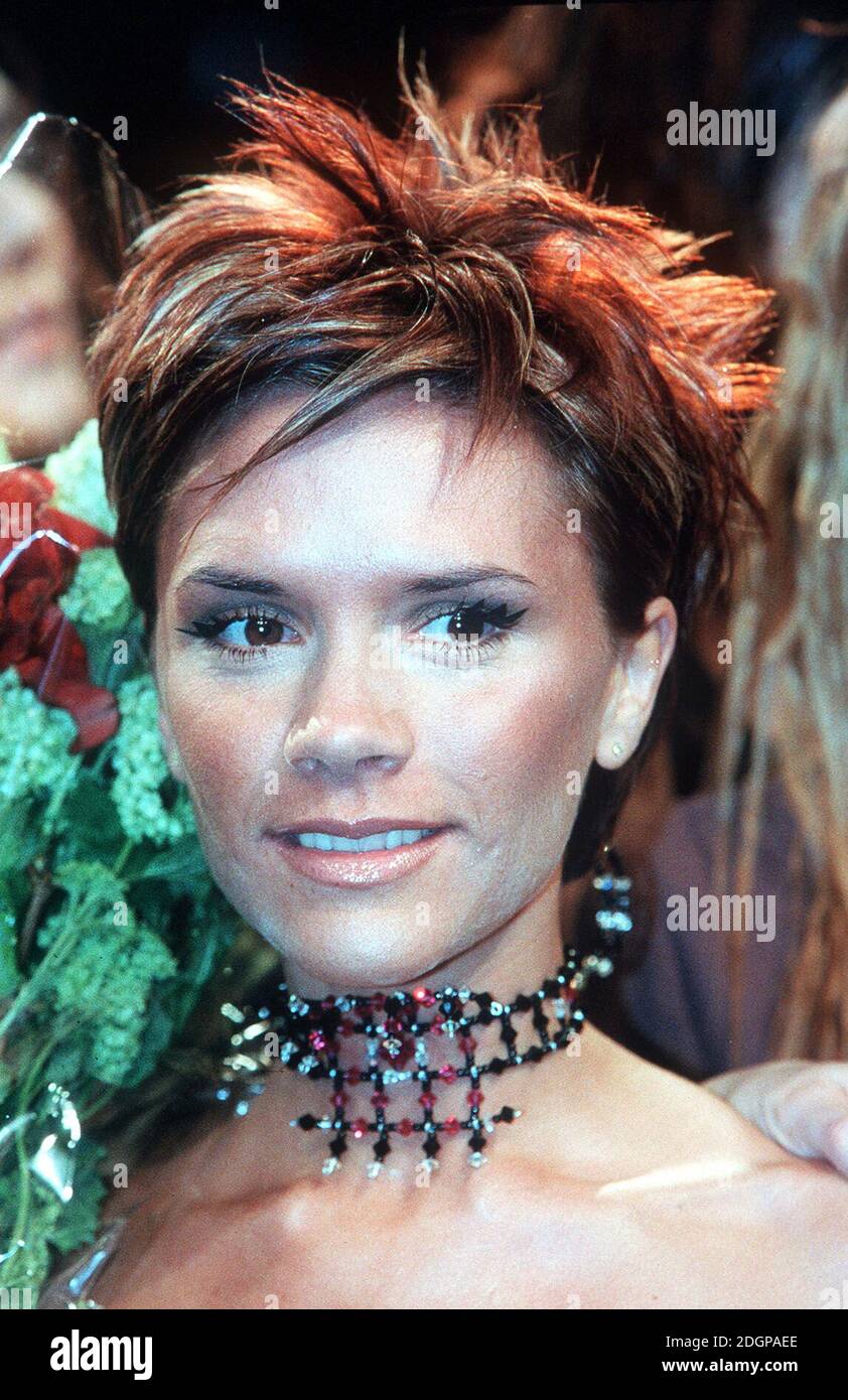 Victoria Beckham models for the Maria Grachvogel show Stock Photo - Alamy