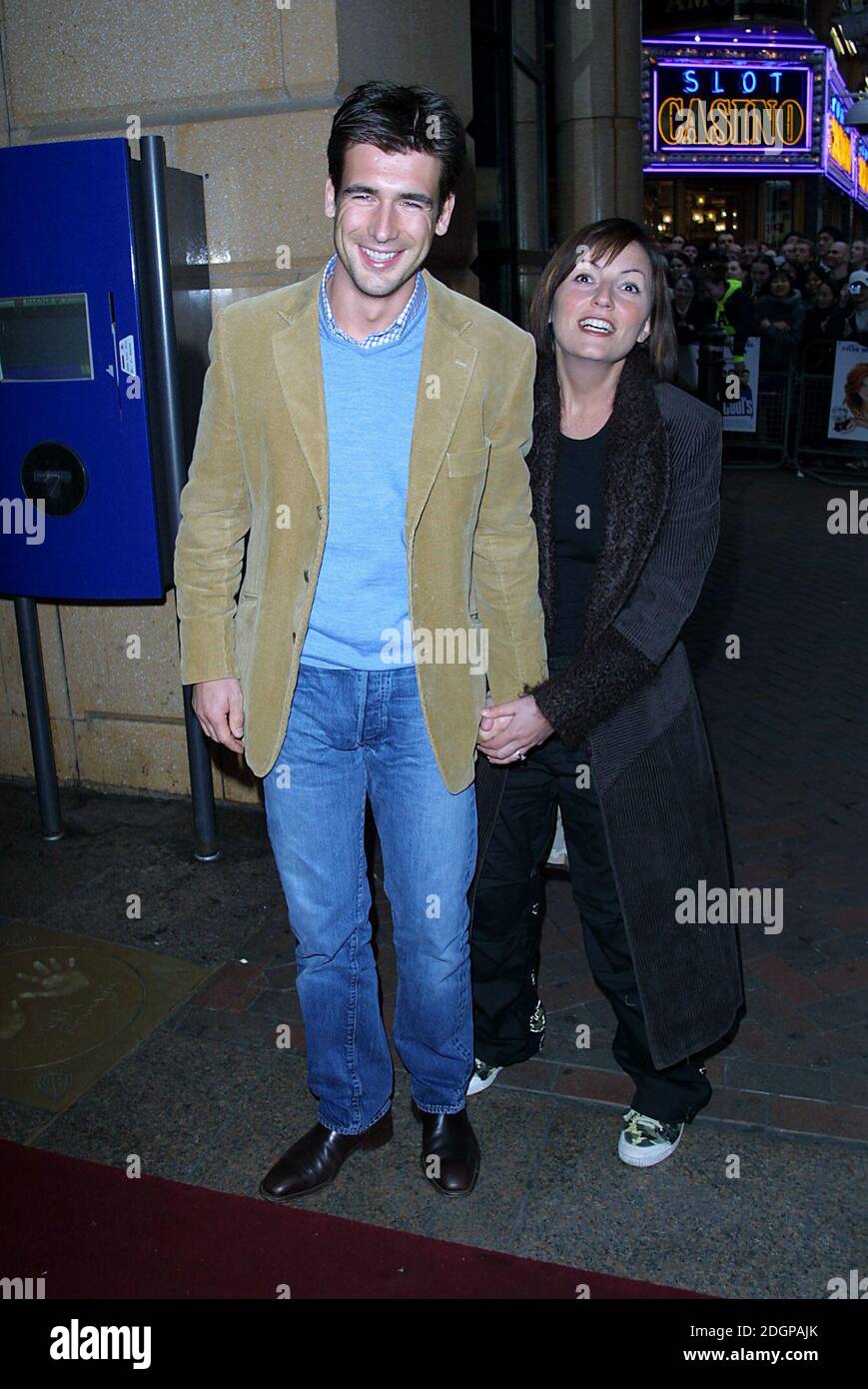 Davina McCall and husband Matthew Robertson at the premiere of One ...