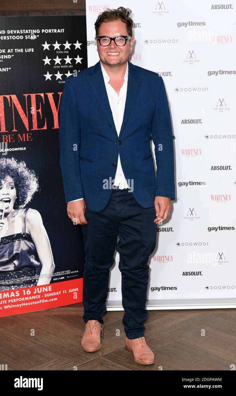 Alan Carr attending a special screening of Whitney: Can I Be Me, held ...
