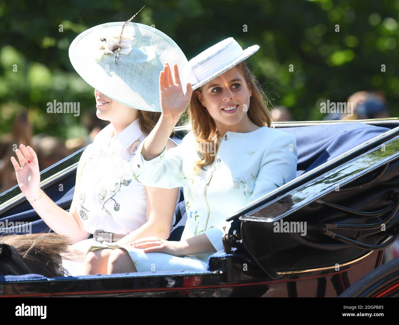 Princess Beatrice attending Trooping the Colour on The Mall, London ...
