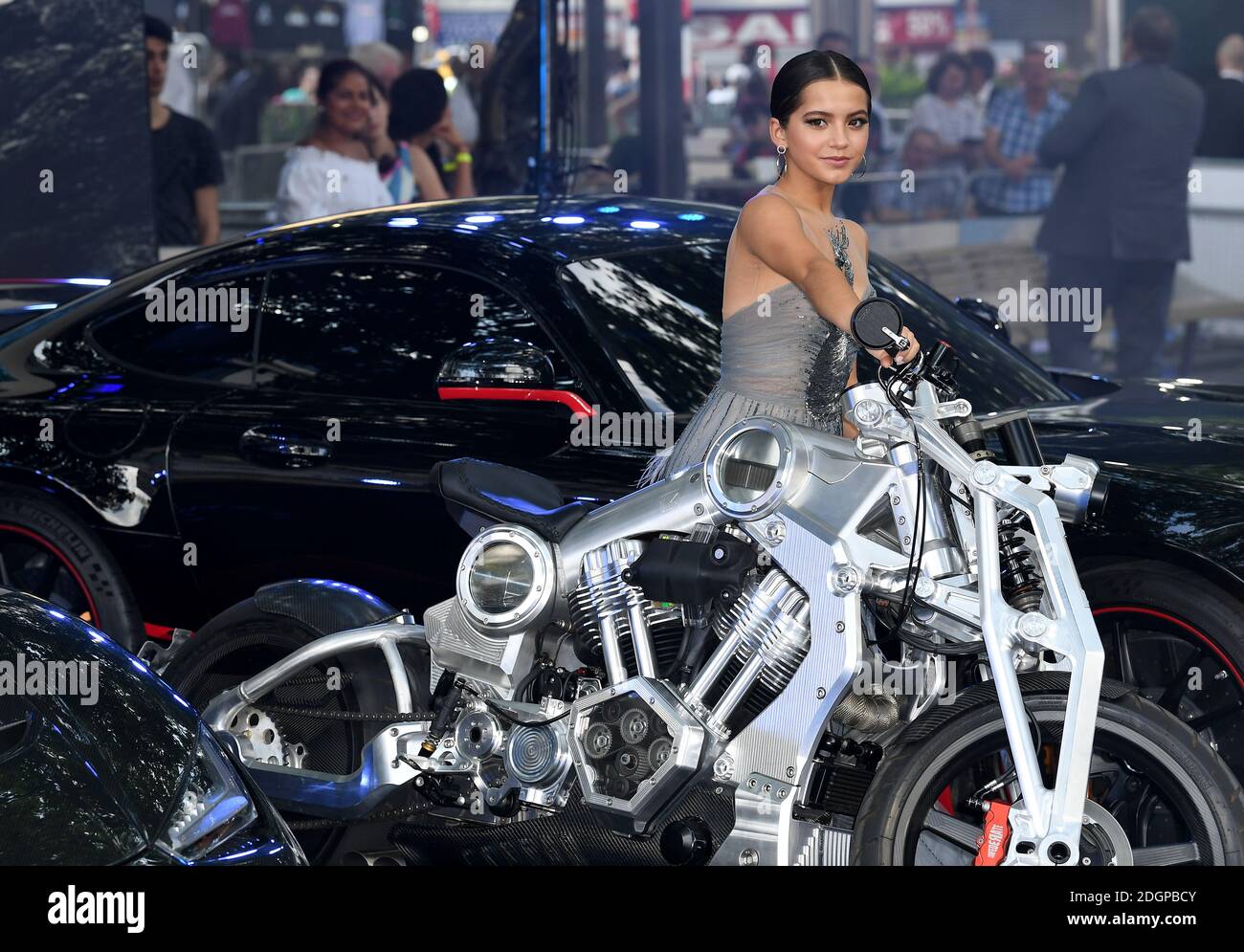 Isabela Moner attending the World Premiere of Transformers: The Last ...