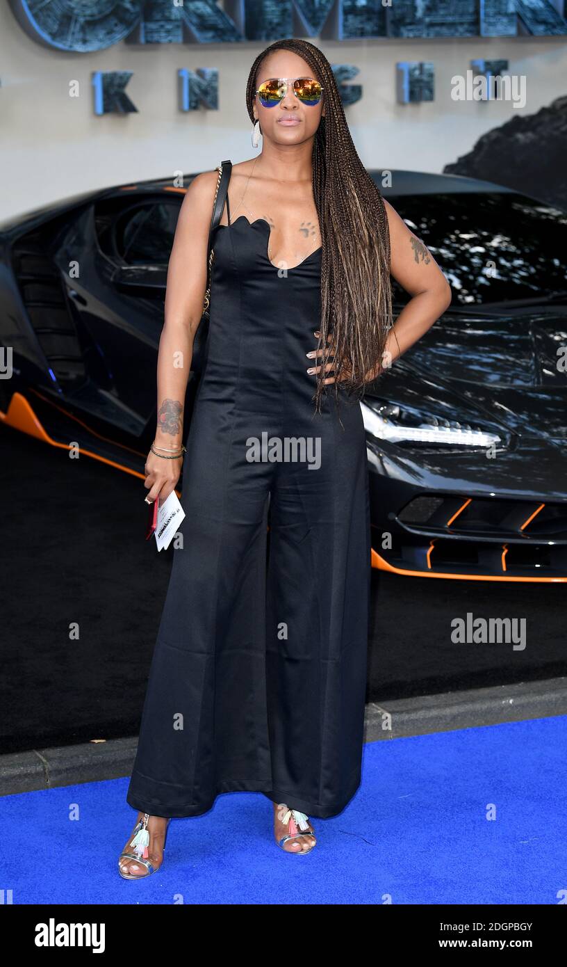 Eve Cooper attending the World Premiere of Transformers: The Last ...