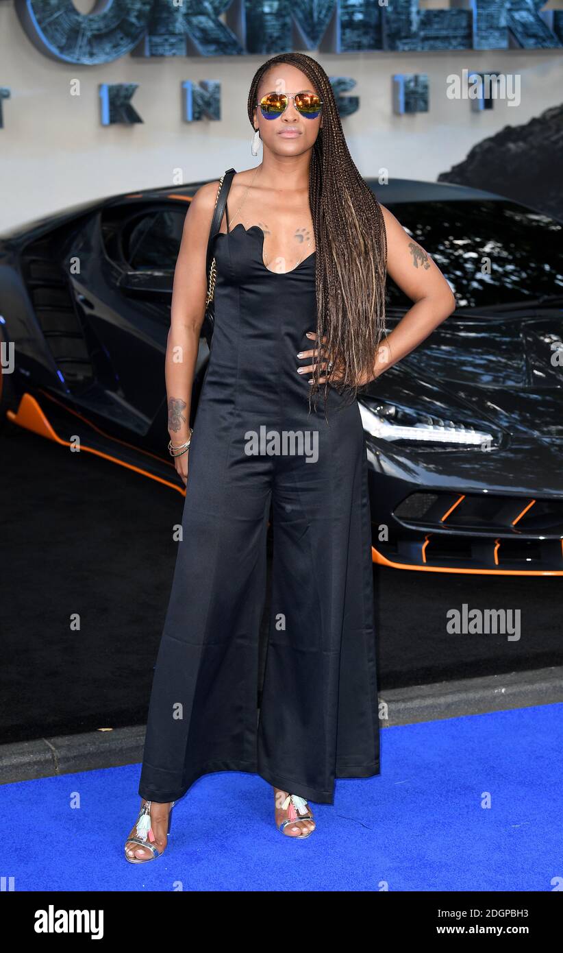 Eve Cooper attending the World Premiere of Transformers: The Last ...