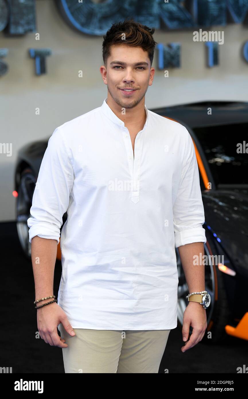 Matt Terry attending the World Premiere of Transformers: The Last ...