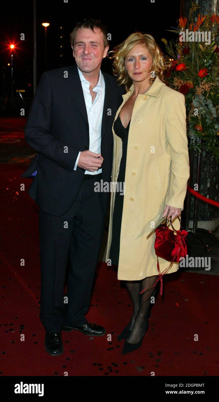Phil Tufnell and wife at the BBC's TV Moments 2003 at BBC Television ...