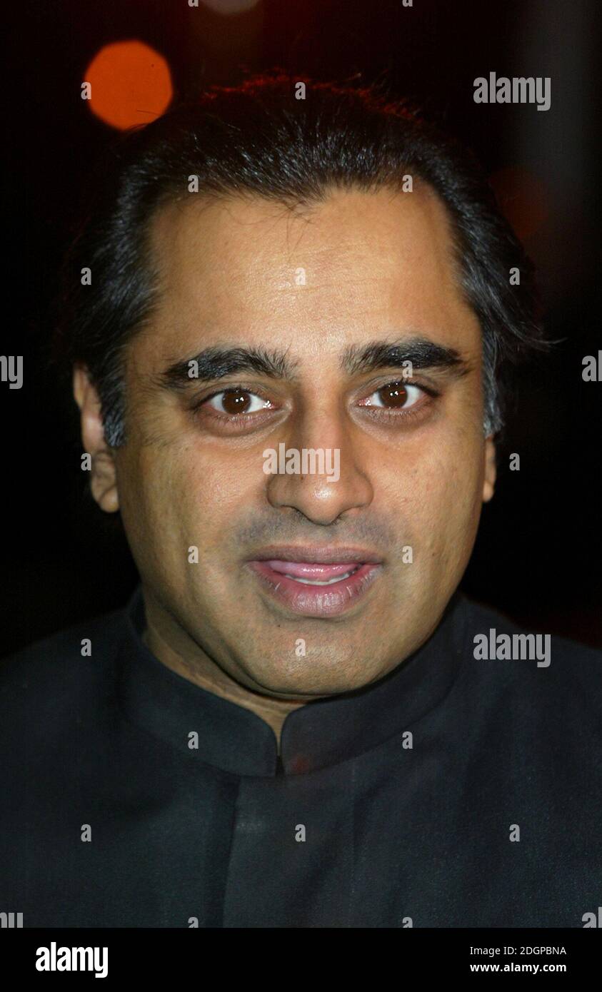 Sanjeev Bhaskar at the BBC's TV Moments 2003 at BBC Television Centre ...