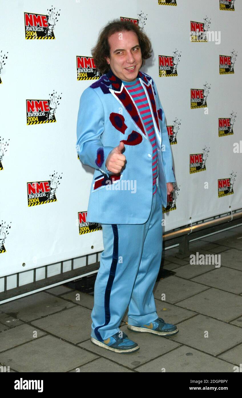 Har Mar Superstar arriving at the NME Awards, Hammersmith Palais ...