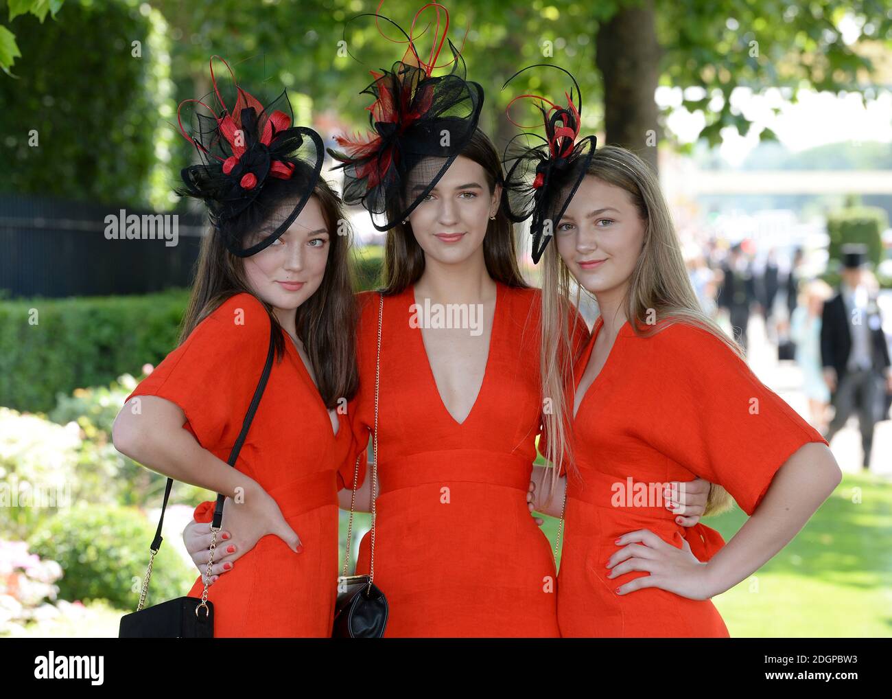 Female racegoers during day one of Royal Ascot at Ascot Racecourse ...