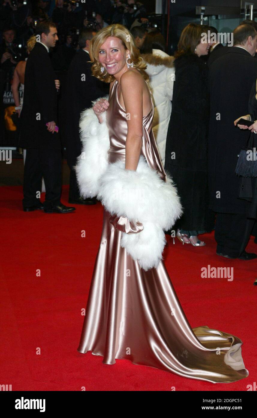 Emma Thompson attending the BAFTA's 2004 in London's Leicester Square ...