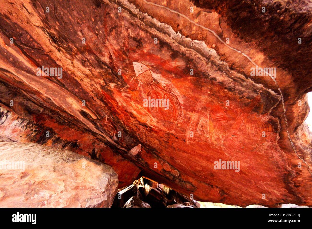 Australia aboriginal cave art in kakadu national park hi-res stock photography and images - Alamy