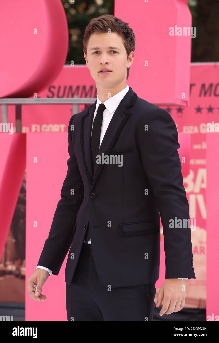Ansel Elgort attending the Baby Driver premiere held at Cineworld in ...