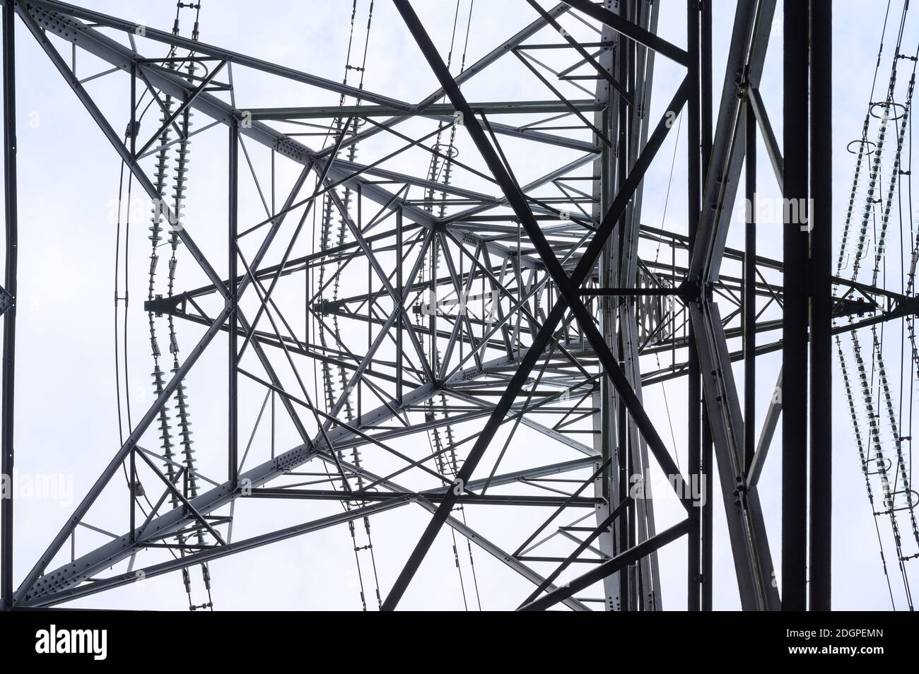 Electricity Pylon ZQ36, Salford, Manchester Stock Photo - Alamy