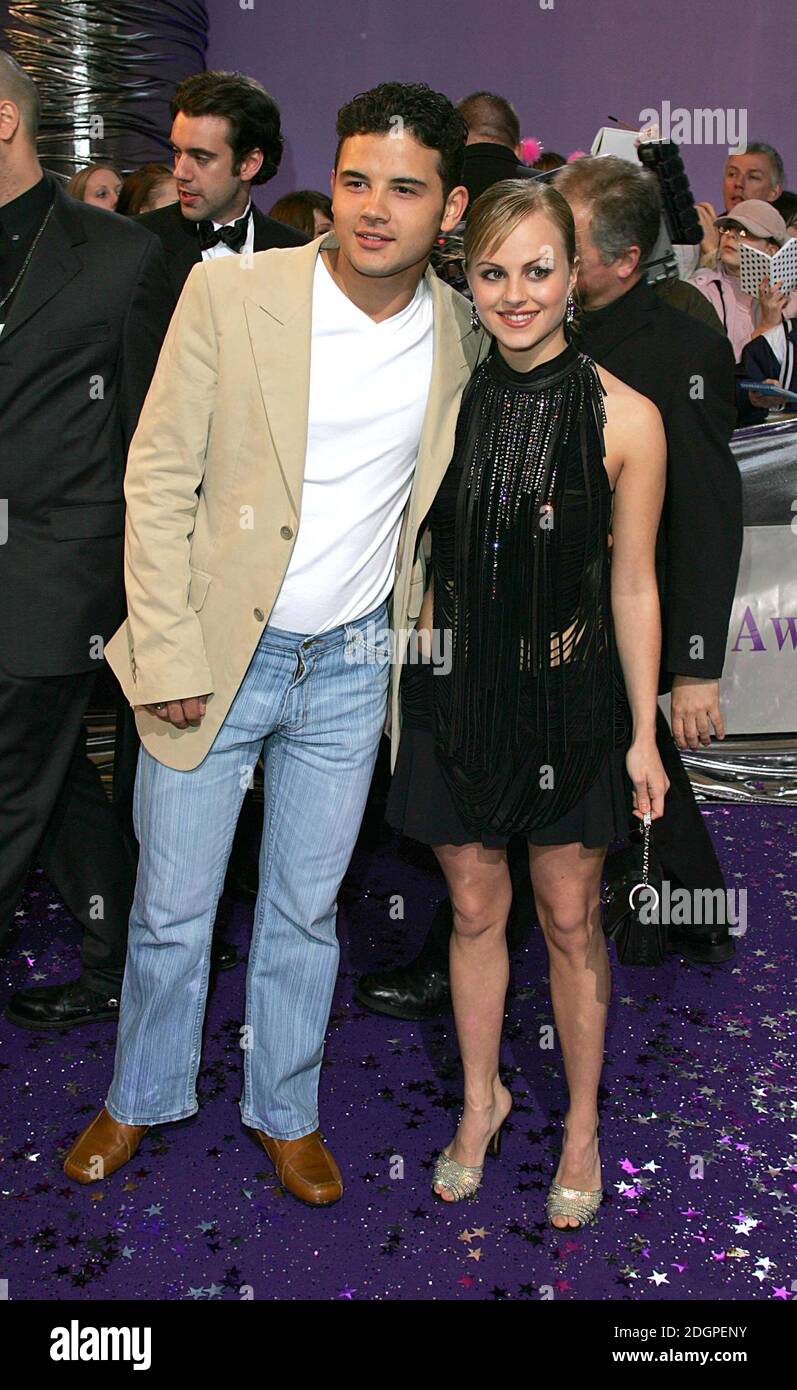 Ryan Thomas and Tina O'Brien at the British Soap Awards 2004, BBC ...
