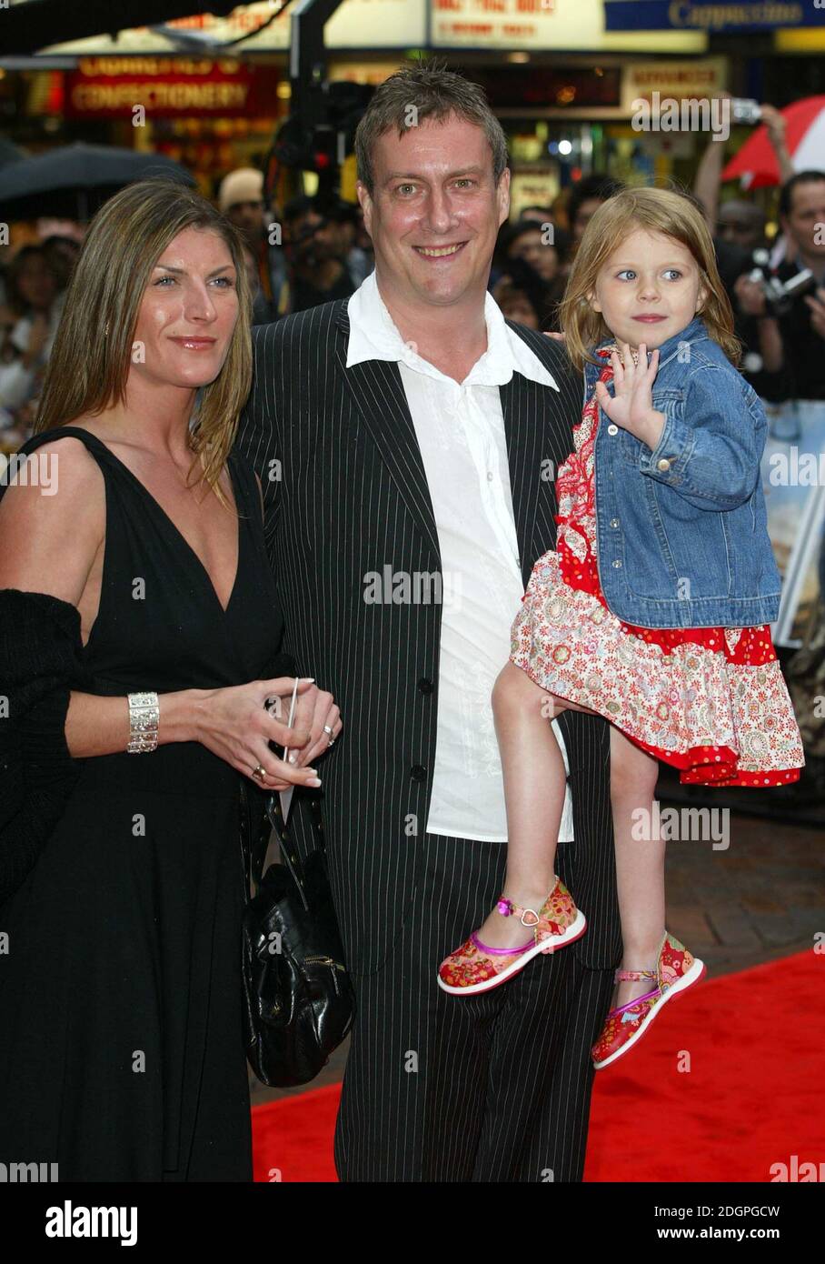 Stephen Tompkinson and family at the European Premiere of Around the ...