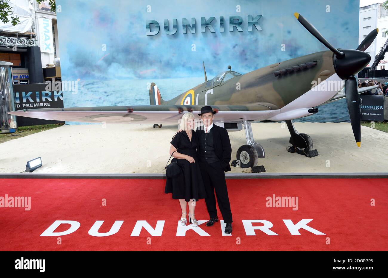 Sir Mark Rylance and Claire van Kampen attending the world premiere of ...