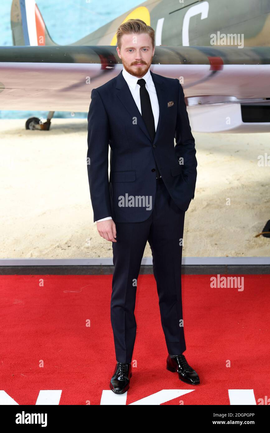 Jack Lowden attending the world premiere of Dunkirk, held at the Odeon ...