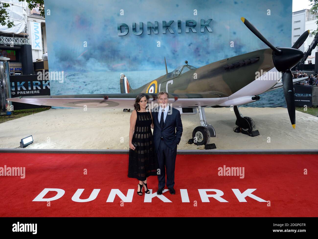 Director Christopher Nolan and Emma Thomas attending the world premiere ...