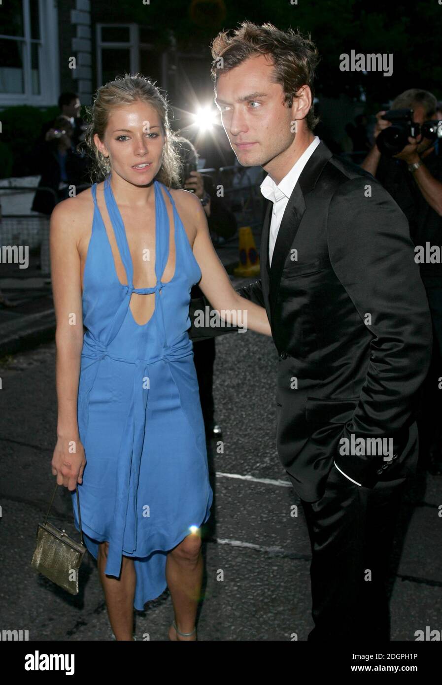 Jude Law and Sienna Miller attending the David Frost Garden Party in ...