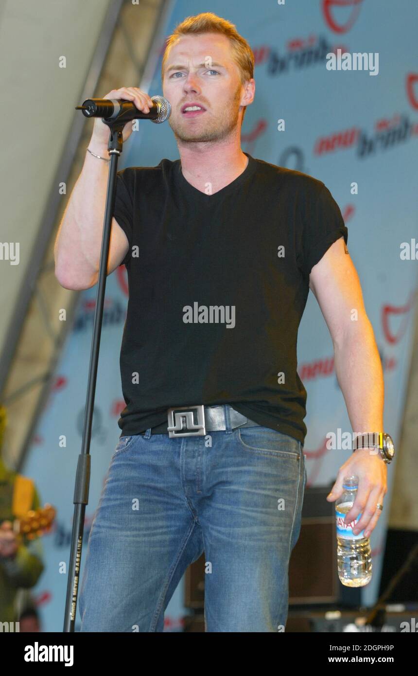 Ronan Keating at the BRMB Party in the Park, Cannon Hill Park ...
