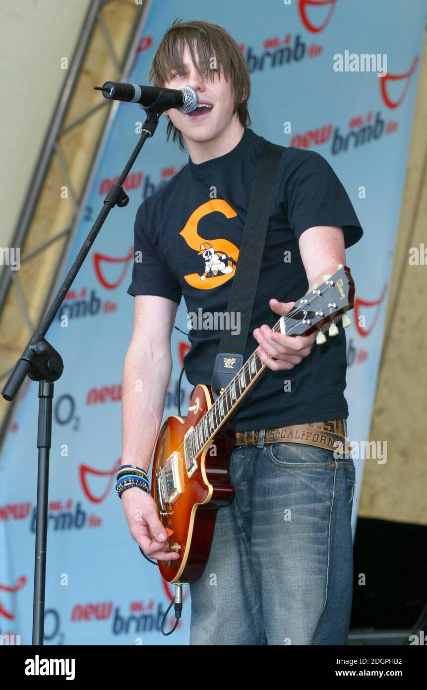 McFly at the BRMB Party in the Park, Cannon Hill Park, Birmingham. Doug ...