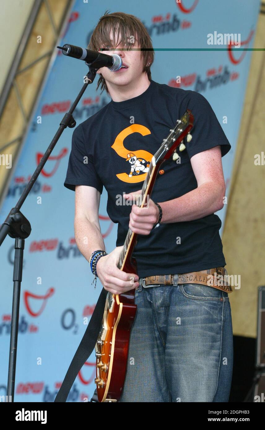 McFly at the BRMB Party in the Park, Cannon Hill Park, Birmingham. Doug ...
