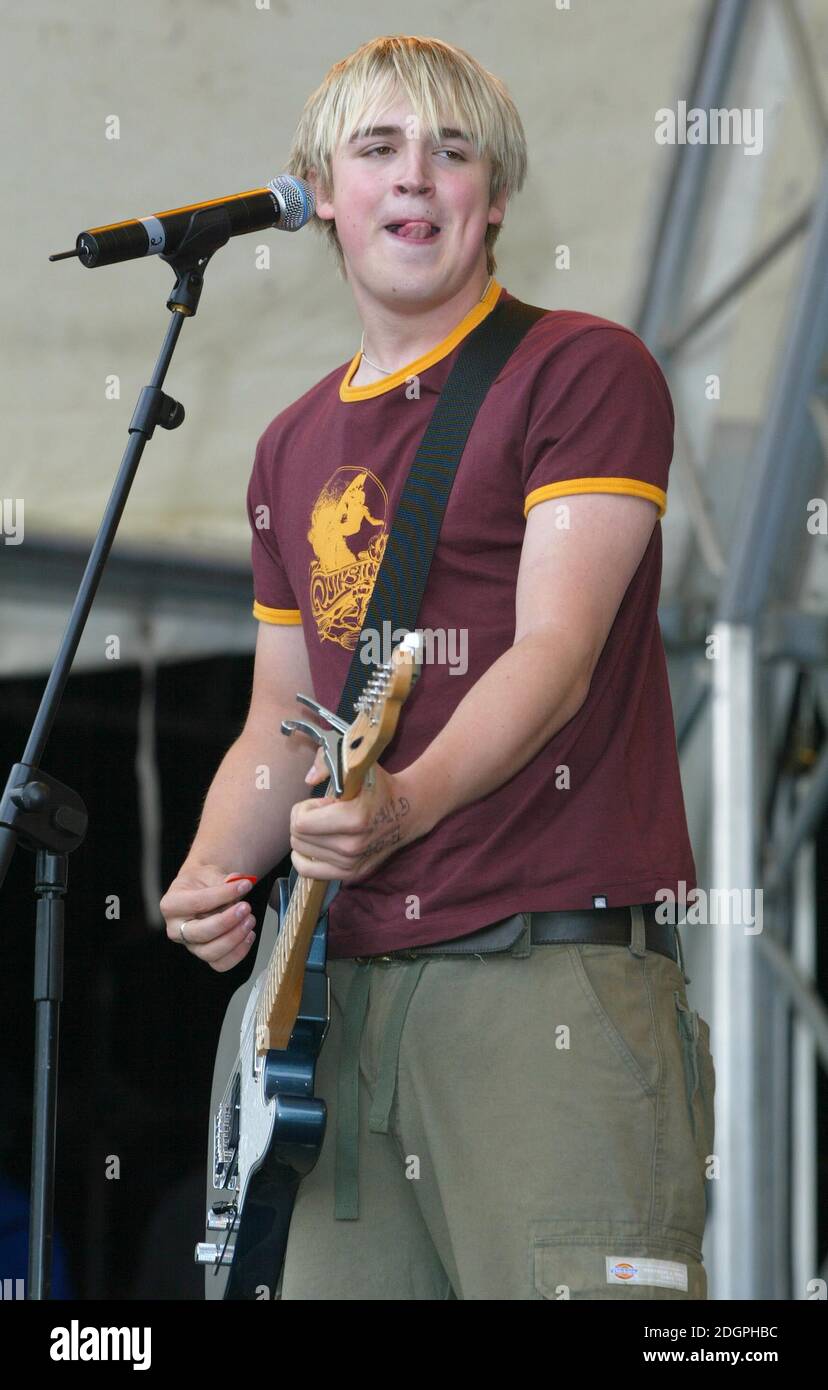McFly at the BRMB Party in the Park, Cannon Hill Park, Birmingham. Doug ...