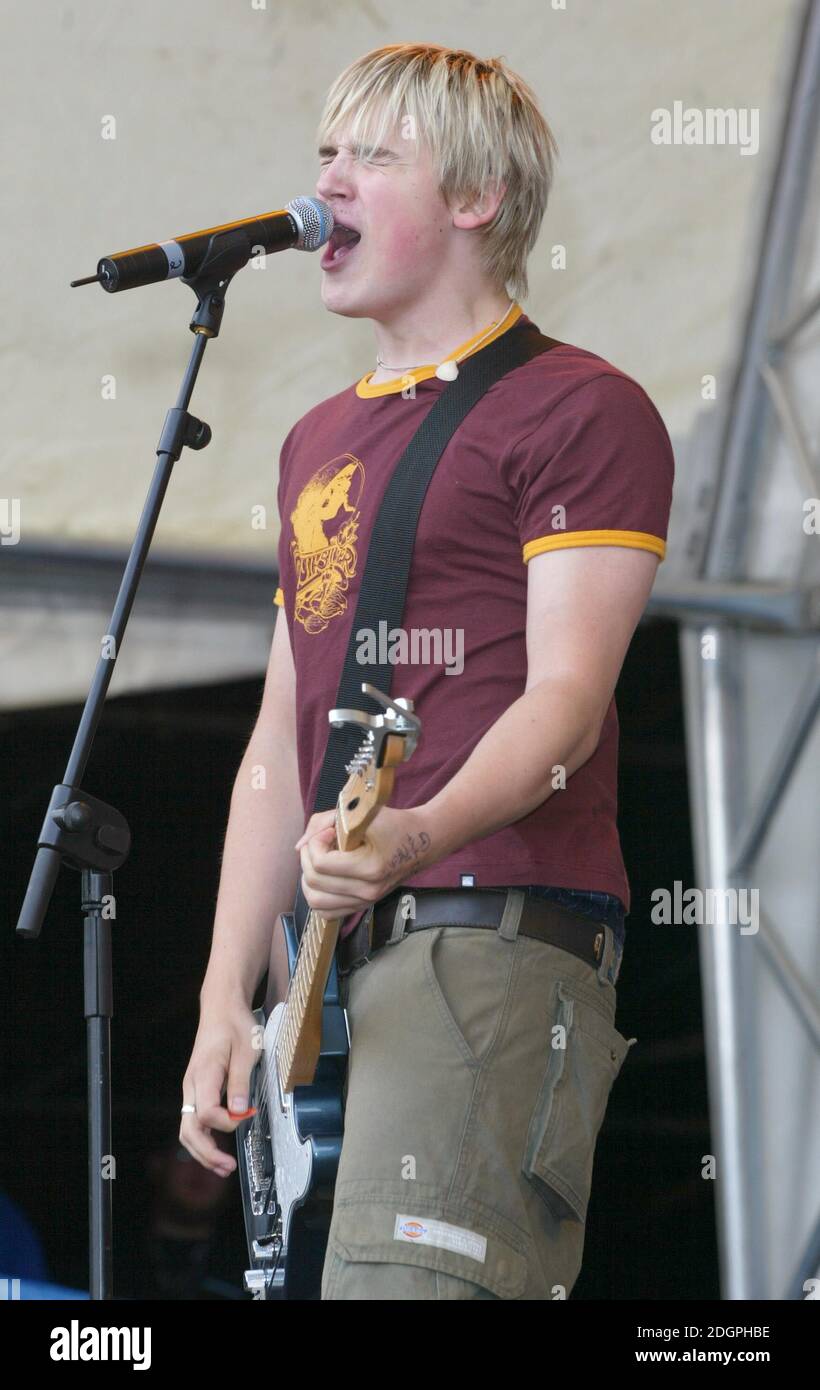 McFly at the BRMB Party in the Park, Cannon Hill Park, Birmingham. Doug ...