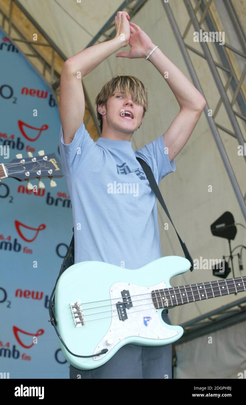 McFly at the BRMB Party in the Park, Cannon Hill Park, Birmingham. Doug ...