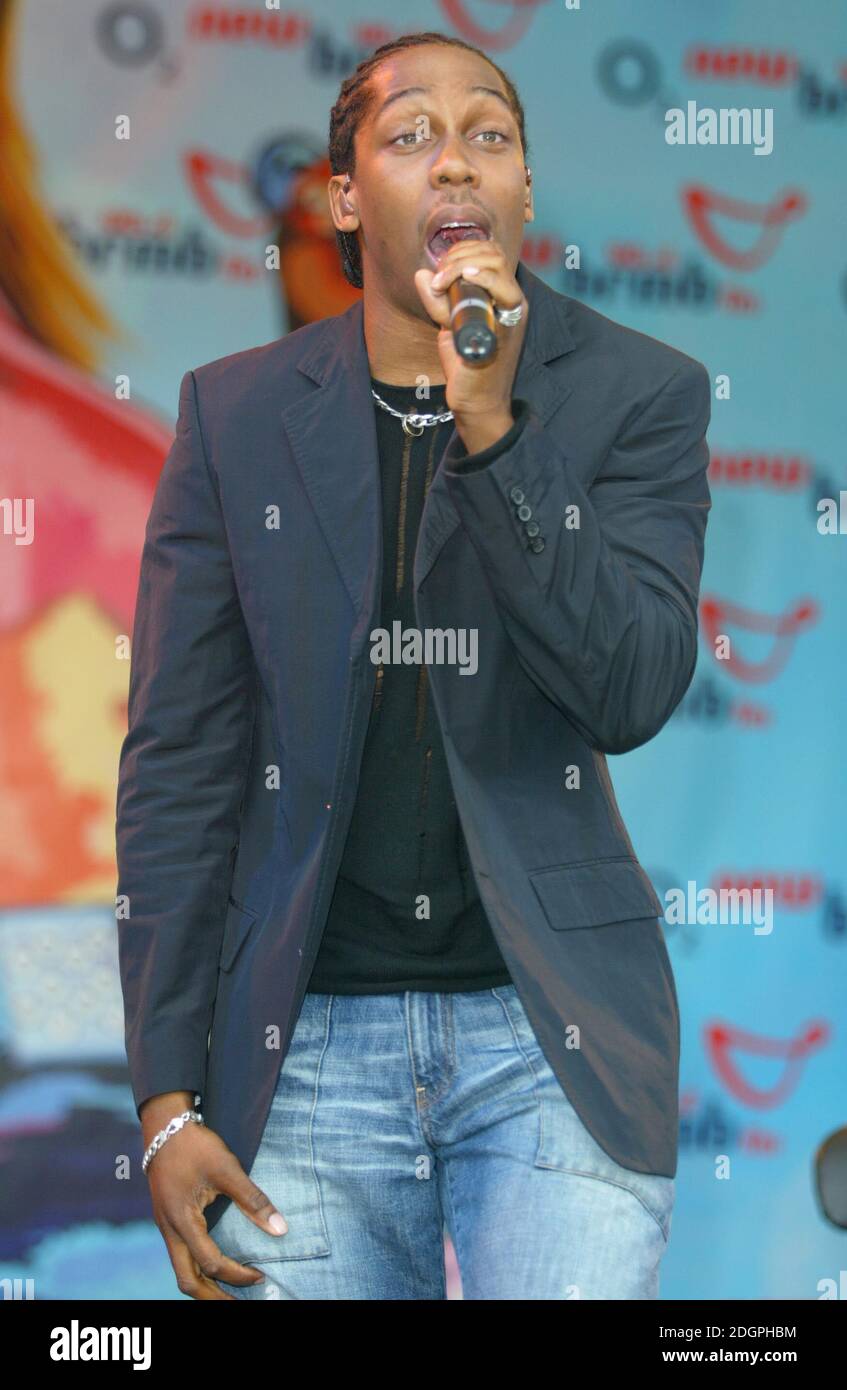 Lemar at the BRMB Party in the Park, Cannon Hill Park, Birmingham. Doug ...