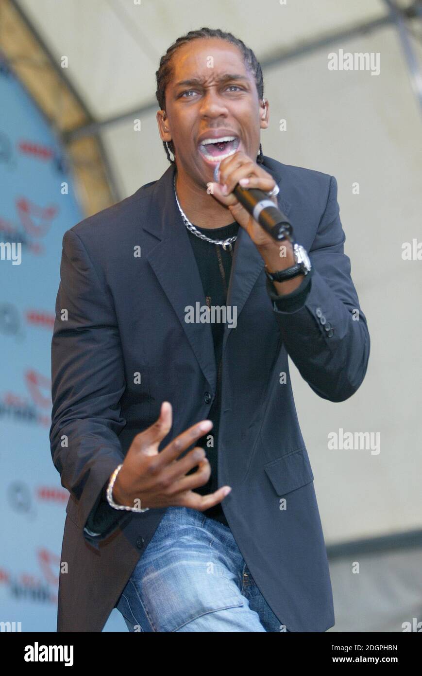 Lemar at the BRMB Party in the Park, Cannon Hill Park, Birmingham. Doug ...