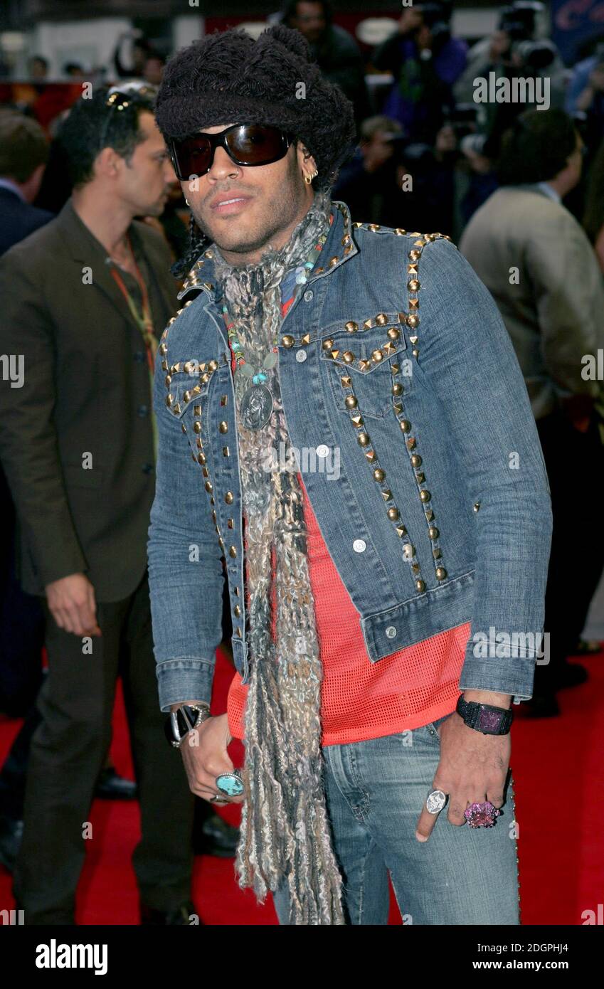Lenny Kravitz attending the UK Gala Premiere of Spiderman 2 in ...