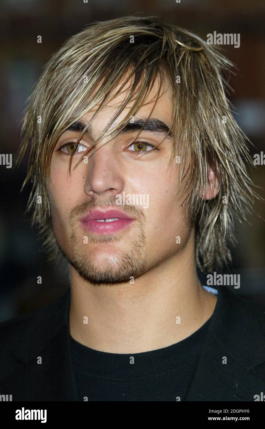 Charlie from Busted at the UK Premiere of I Robot, Leicester Square ...