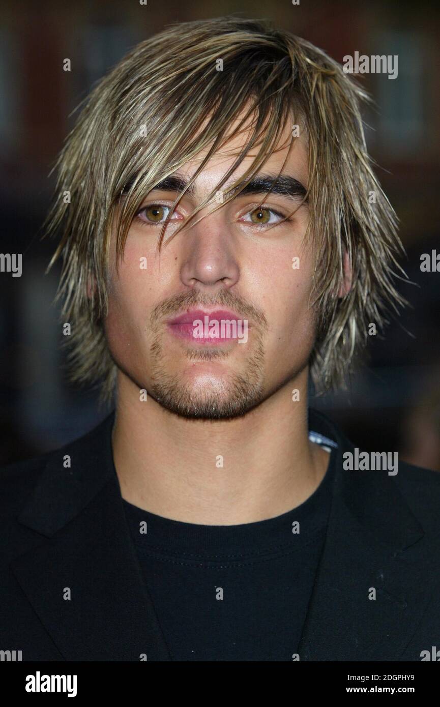 Charlie from Busted at the UK Premiere of I Robot, Leicester Square ...