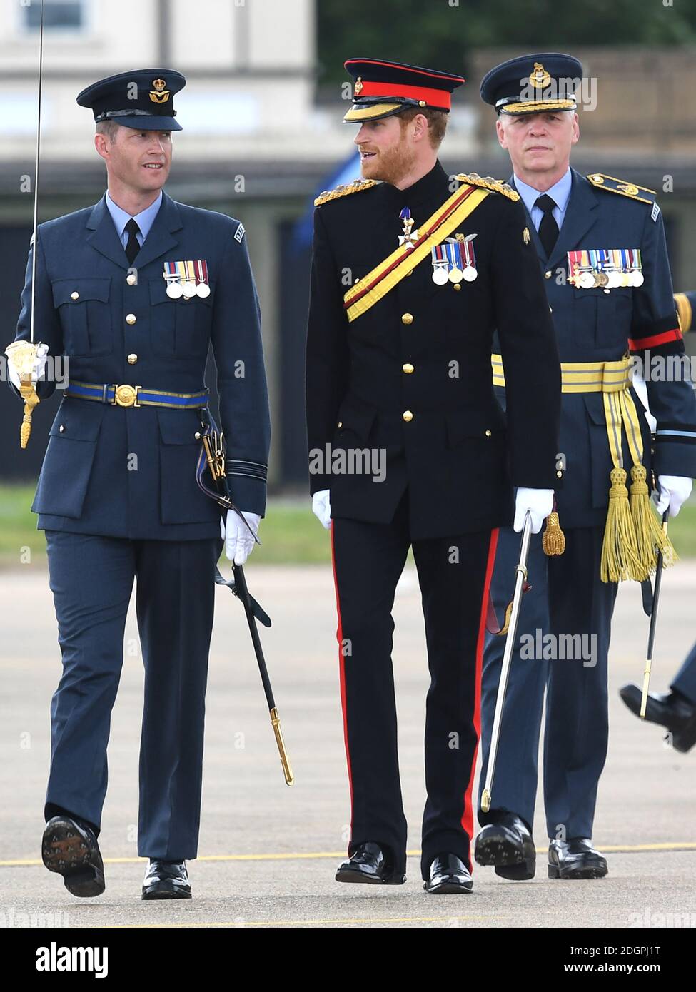 Prince Harry visits RAF Honington in Suffolk to present the RAF ...