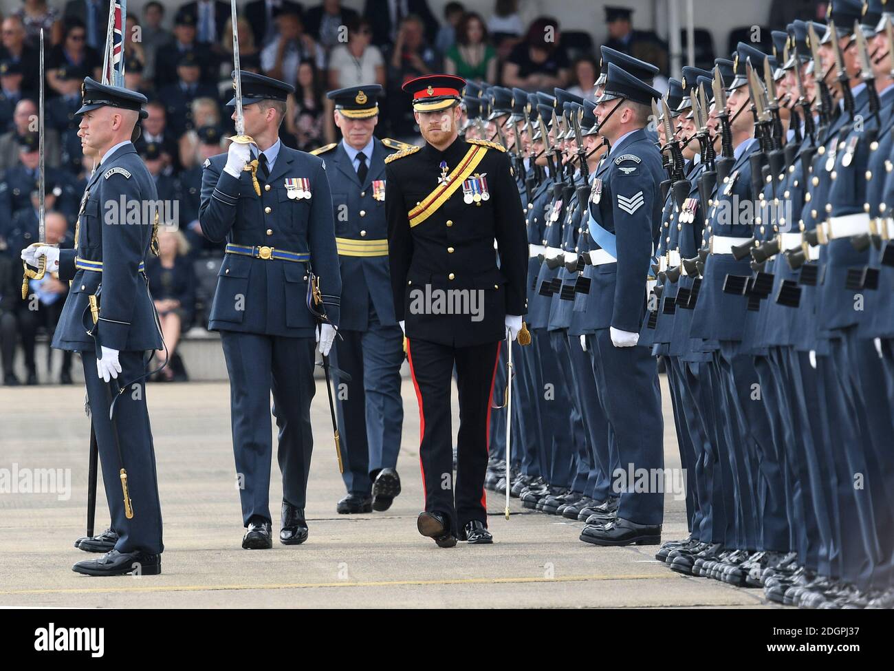 Prince Harry visits RAF Honington in Suffolk to present the RAF ...