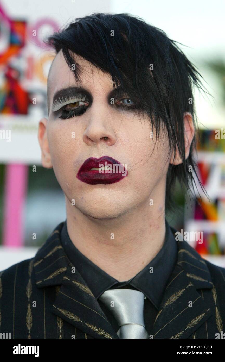 Marilyn Manson at the MTV Video Music Awards, American Airlines Arena, Miami, Florida. Doug ...
