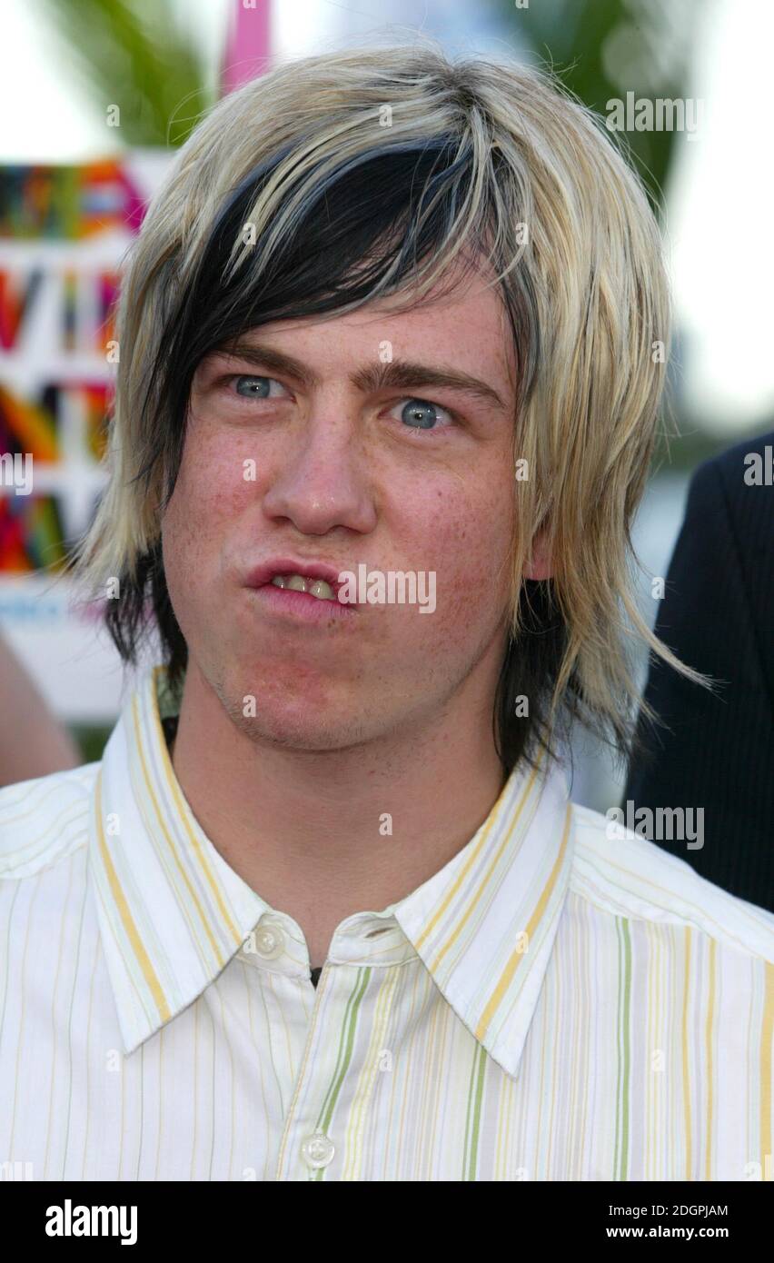 James from Busted at the MTV Video Music Awards, American Airlines ...