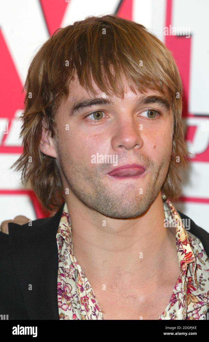 Rupert Hill attending the 2004 TV Quick Awards at the Dorchester Hotel ...