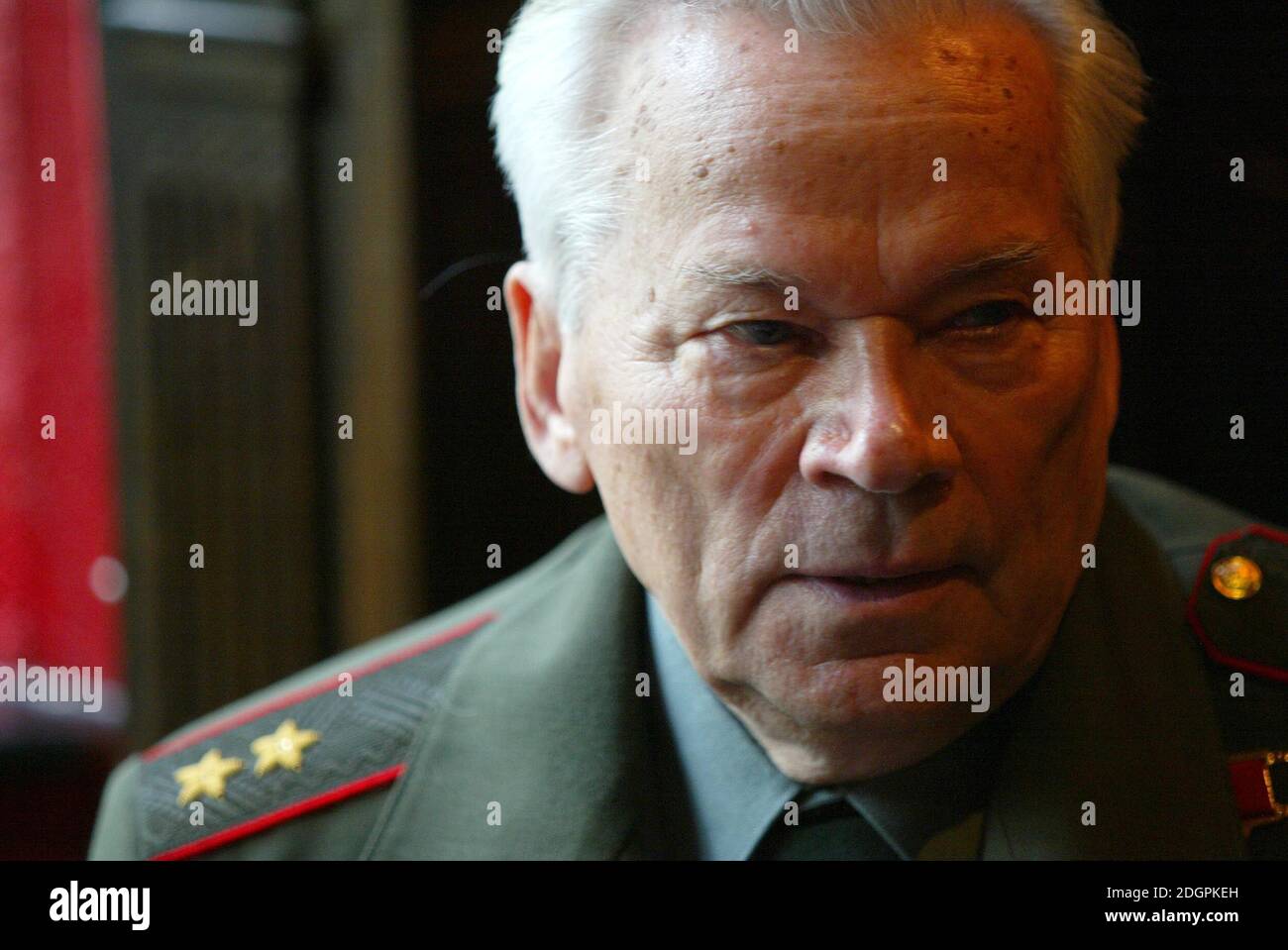 General Mikhail T Kalashnikov, National Hero of Russia and designer of ...