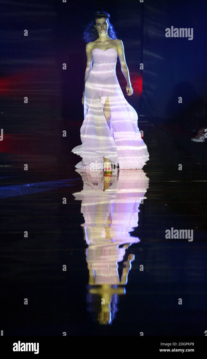 Catwalk models at the Julien MacDonald fashion show, part of London ...