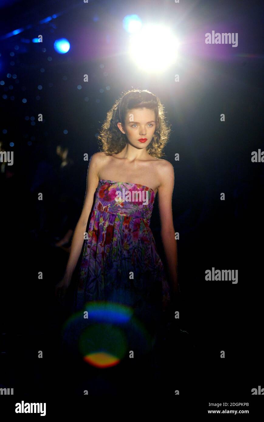 Catwalk models at the Julien MacDonald fashion show, part of London ...