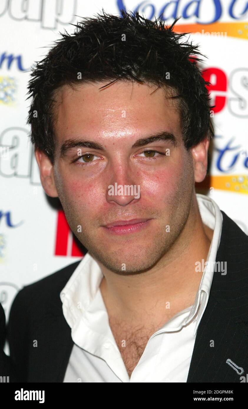 Kevin Sacre from Hollyoaks at the Inside Soap Awards 2004, The Atlantic ...