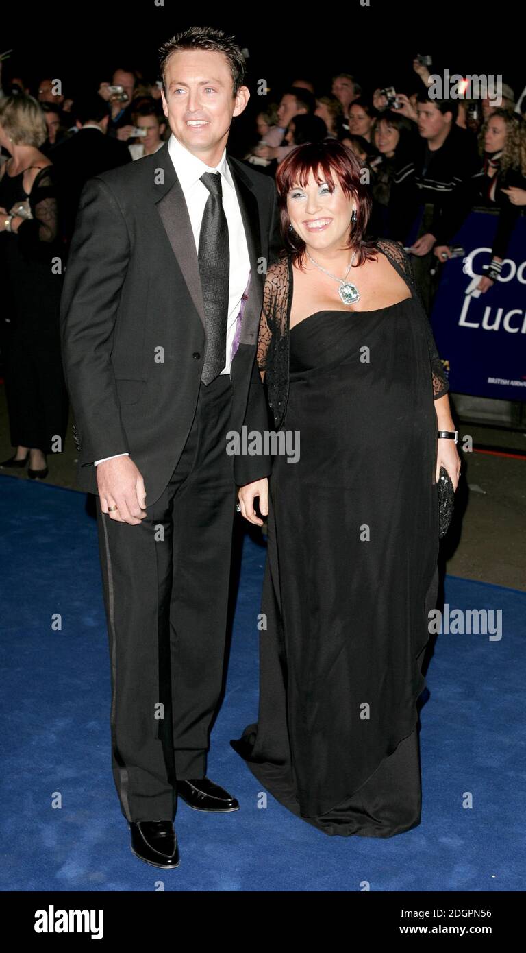 Jessie Wallace and boyfriend at the National Television Awards 2004 ...
