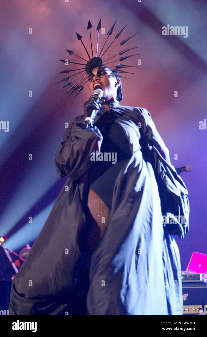 Grace jones in concert hi-res stock photography and images - Alamy