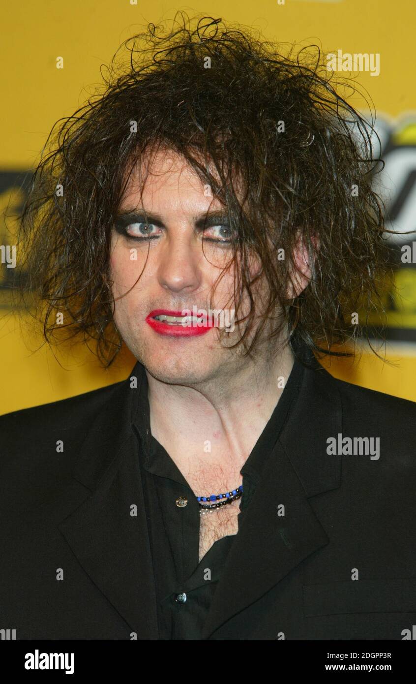 Robert Smith from The Cure attending the MTV Europe Music Awards 2004 ...